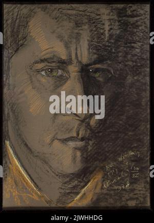 Self-portrait. Witkiewicz, Stanisław Ignacy (1885-1939), draughtsman ...