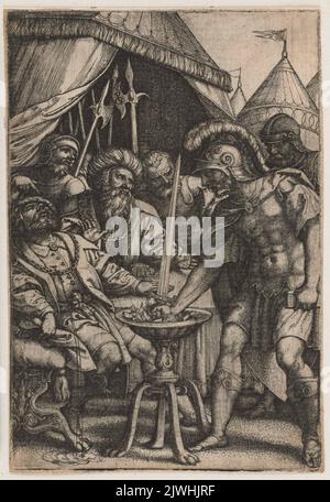 Mucius Scaevola in the Presence of Lars Porsenna 1645 by Matthias Stom Stock Photo - Alamy