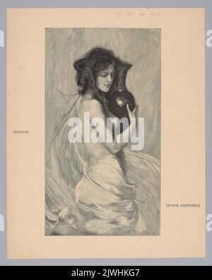 Reproduction of a painting Axentowicz, Teodor (1859-1938), Portrait ...