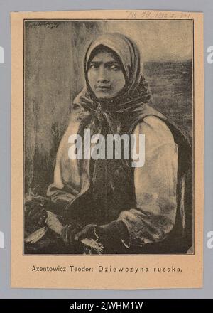 Reproduction of drawing: Axentowicz, Teodor (1859-1938), 7th exhibition ...