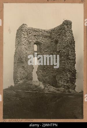 Nowogródek (curr. Navahrudak, Belarus). Castle ruins and destroyed ...