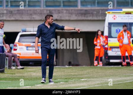 Brescia, Italy. 03rd Sep, 2022. Nicolas Galazzi (Brescia FC) celebrates ...
