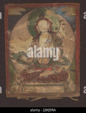 Miniatura rytualna tsakali z wyobrażeniem dwuramiennej bogini Białej ...