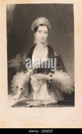 Queen Victoria at the Drury Lane Theatre, November 1837 circa 1837 by ...