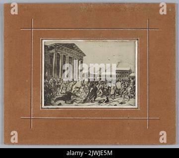 Reproduction of a painting: Damel, Jan Krzysztof (1780-1840) Landscape ...