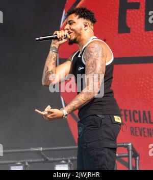 AJ Tacey at the Reading festival 2022 photo by Mark Anton Smith Stock ...