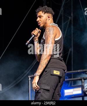 AJ Tacey at the Reading festival 2022 photo by Mark Anton Smith Stock ...