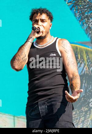 AJ Tacey at the Reading festival 2022 photo by Mark Anton Smith Stock ...