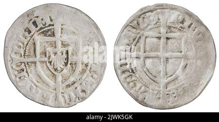 schilling. Zakon krzyżacki (1190-), issuer, Ludwik von Erlichshausen ...