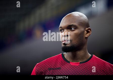 Kevin Tumba of Belgium pictured before the match between Montenegro and ...