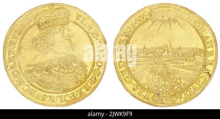 Gdańsk 3 ducats. Rogge, Gerhard (fl. 1639-1657), mint tenant, Władysław ...