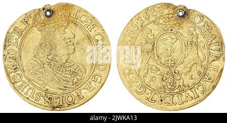 Gdańsk 2 ducats. Lesse Daniel (1656-1685), mint manager, Jan II ...