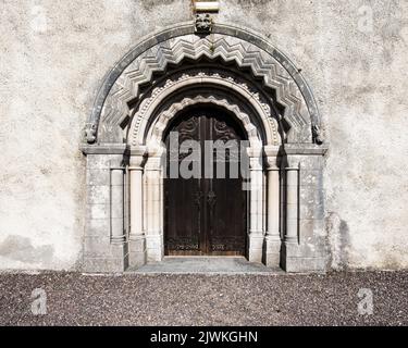 The Cathedral church of St. Fachtnas in ROSSCARBERY CORK with a spire ...