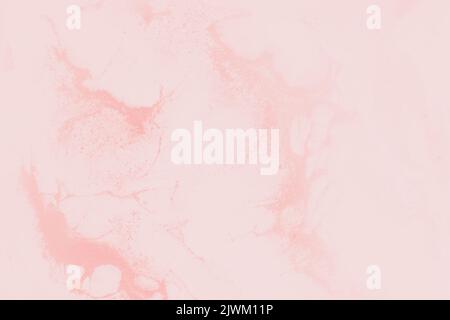 Artistic decoration made of pink resin. Epoxy resin paint, abstract ...