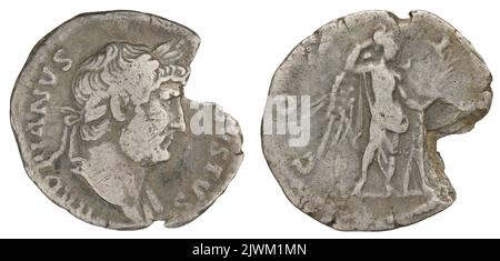 denarius. Hadrian (Roman emperor; 117-138), emperor Stock Photo - Alamy