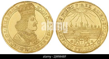 5 ducats Gdańsk donative. Rogge, Gerhard (fl. 1639-1657), mint tenant ...