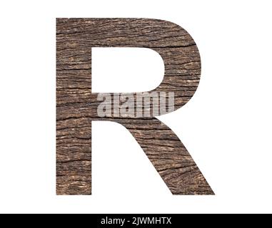 Alphabet letter B - Rustic tree bark background Stock Photo - Alamy