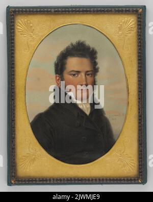 Miniature portrait of Matthias Artaria (1793-1835), Vienna musician and ...