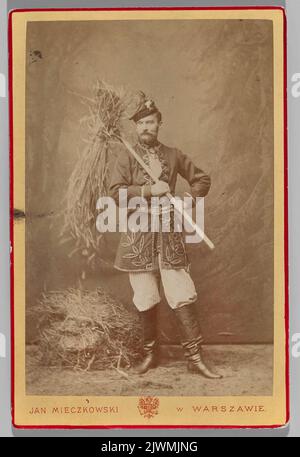 Portrait of Władysław Wincenty Walewski (1841-1896) with wife Maria ...