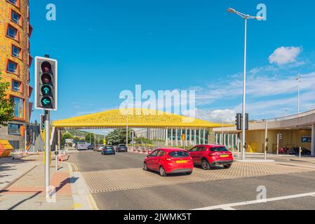 Swansea Arena and Bae Copr Bay Bridge August 2022 Stock Photo - Alamy