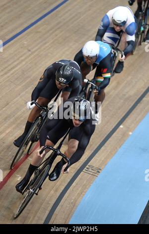 Sam DAKIN of New Zealand in the Men's Keirin cycling at the 2022 ...