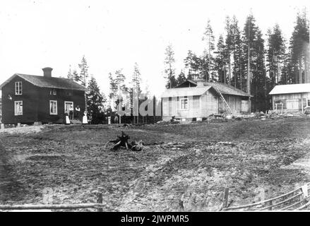 Unknown residential building. Okänt bostadshus Stock Photo - Alamy