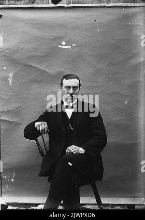 Portrait, unknown man. Porträtt, okänd man Stock Photo - Alamy