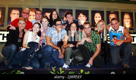 Big Brother 4 contestants back row (from left) Gos, Jon, Sissy ...