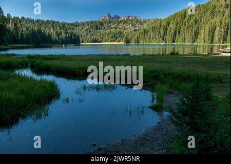 Todd Lake is the very first lake on the Cascade Lakes Scenic Byway as ...