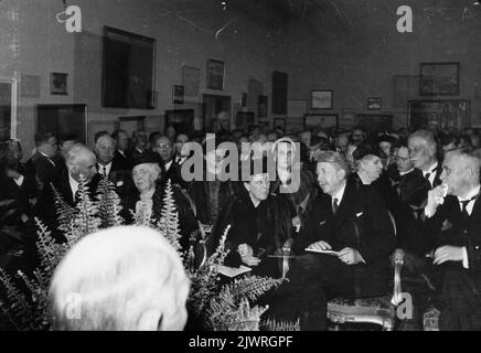 Picture taken at the inauguration of the Gävle Museum on September 29 ...