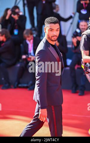 Jean-Rege Page attends "The Banshees Of Inisherin" red carpet at the ...