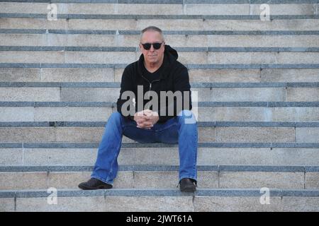 Actor Steve Bisley poses for a portrait in Sydney, Thursday, July 25 ...