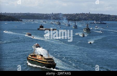 Australian navy ship HMAS Sydney (DDG 42) a Hobart Class Air Warfare ...