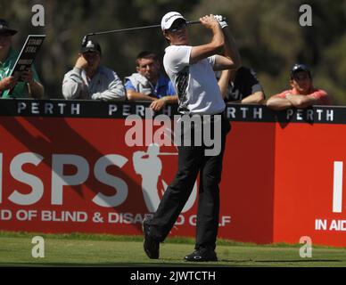 Australia's Clint Rice during Round 1 at the Perth International at ...
