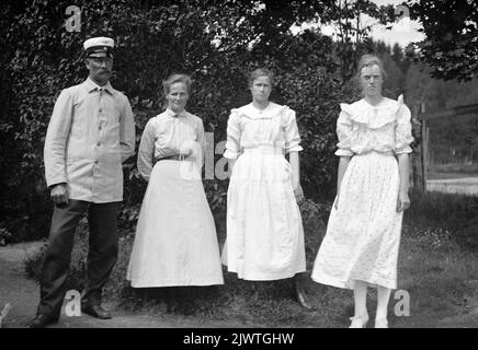 Karl and Maria Strand, Mårtsbo, Wästra Hästbo Karl och Maria Strand ...