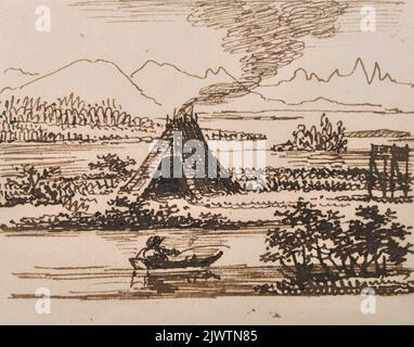 Drawing Funnen omärkt i magasinet Stock Photo - Alamy