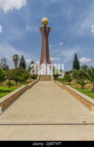 Martyr's Memorial Monument, Mekelle, Tigray, Ethiopia Stock Photo - Alamy