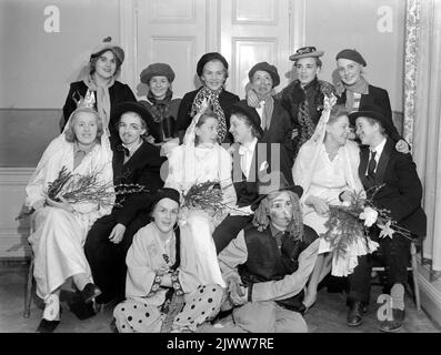 Möhippa, southern dining room. Photo 1951. Möhippa, Södra matsalen ...