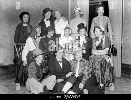 Möhippa, southern dining room. Photo 1951. Möhippa, Södra matsalen ...