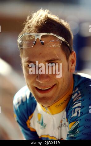 Former World Champion sprint cyclist Reg Harris pictured at the ...