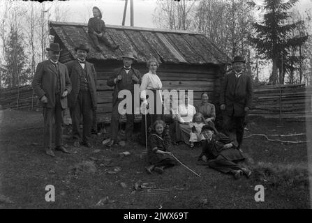 Unknown group picture. Okänd gruppbild Stock Photo - Alamy