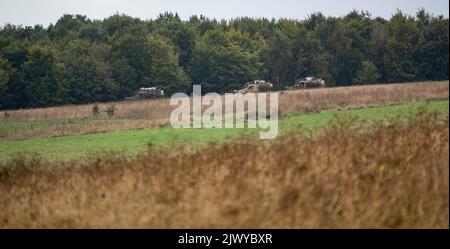 Foxhound Force Protection vehicle (Ocelot), a British Army armoured ...