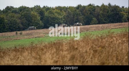Foxhound Force Protection vehicle (Ocelot), a British Army armoured ...