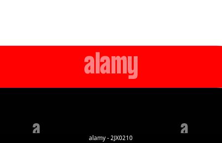 flag of Austronesian peoples Batak people at cloudy sky background ...