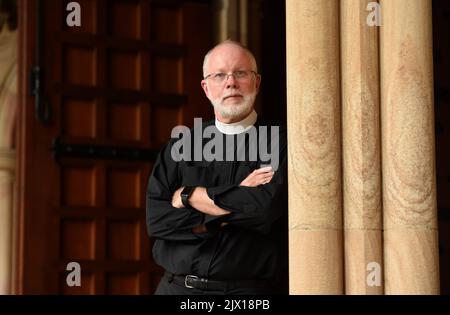 Anglican Dean of Brisbane Dr Peter Catt poses for photos at St John's ...