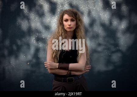 Australian singer songwriter Emmi poses for a photograph in Sydney ...