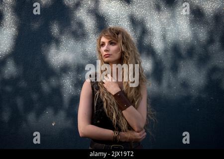 Australian singer songwriter Emmi poses for a photograph in Sydney ...