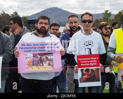Refugee Rally for Permanent Protection 6 September 2022 Stock Photo - Alamy