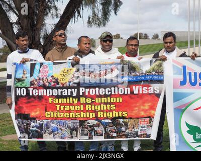 Refugee Rally for Permanent Protection 6 September 2022 Stock Photo - Alamy