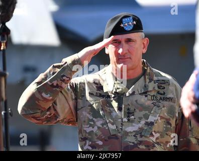 General Robert Brown, commanding general of U.S. Army Pacific, and ...